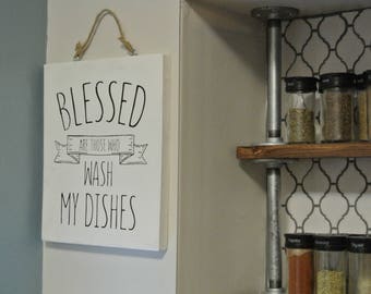 Wash dishes sign | Etsy