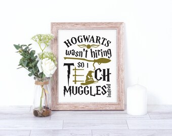 I teach muggles | Etsy