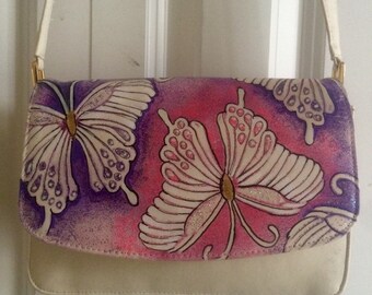 Hand painted purse | Etsy