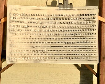 Rub on letters | Etsy