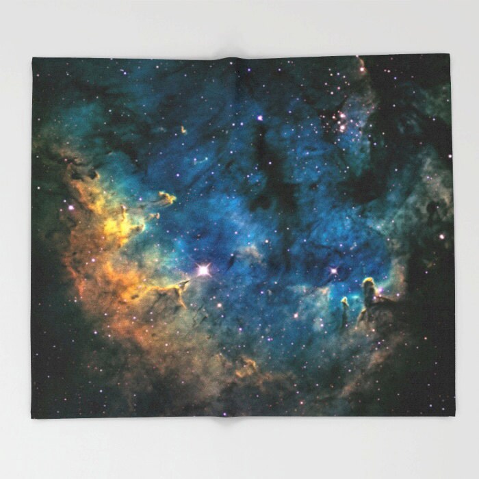 Space Throw Blanket Outer Space Decor Home Decor Boomerang