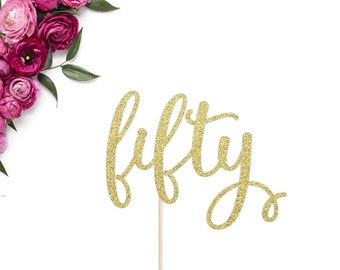 Cursive fifty | Etsy