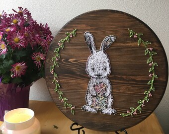 Bunny string art | Etsy