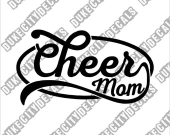 Cheer mom car decal | Etsy