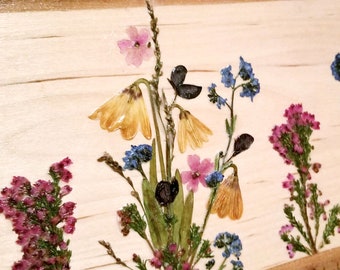 Pressed flower art | Etsy