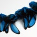 Small Blue Feathers Blue Laced Feather Crafting Plumes Blue