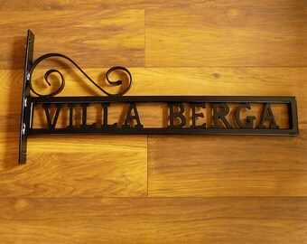 Wrought iron sign | Etsy