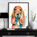 English Cocker Spaniel watercolor painting print by Slaveika