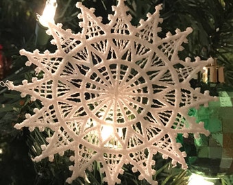 Snowflake lace | Etsy