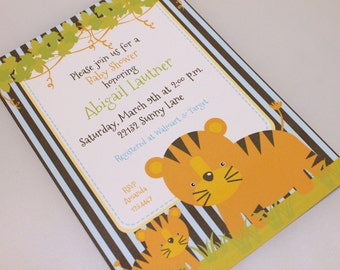 Tiger baby shower | Etsy