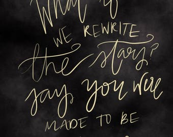 The Greatest Showman vinyl wall decal I am who I'm meant