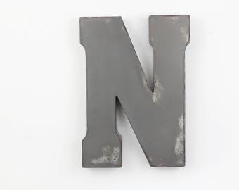 Large metal letters | Etsy