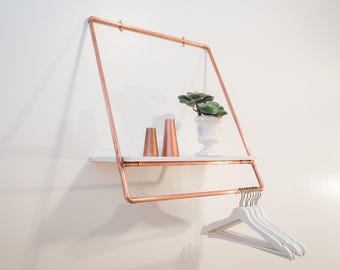 Copper clothing rack | Etsy