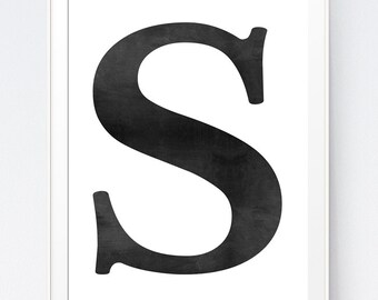 Letter poster | Etsy