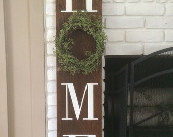 Rustic home sign | Etsy