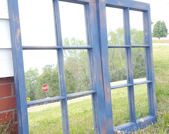 Window pane mirror | Etsy