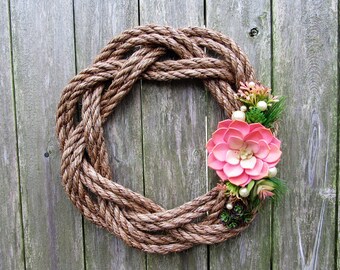 Rope wreath | Etsy