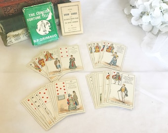 French tarot cards | Etsy