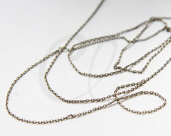 Rectangle link chain | Etsy