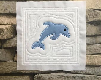 Dolphin quilt | Etsy