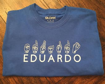 Sign language shirt | Etsy