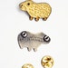 Capybara Enamel Pin Capybara Brooch Capybara Pin Badge Enamel