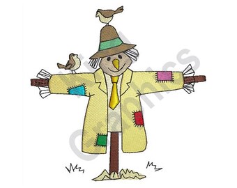 Scarecrow embroidery | Etsy
