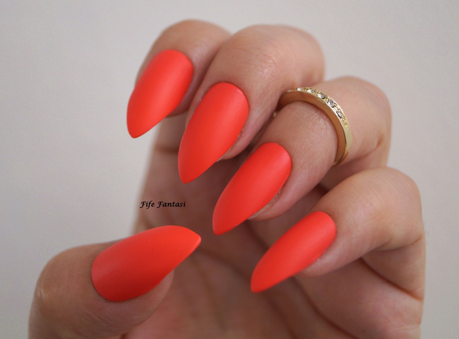 Red Matte Stiletto Nails Nail Art Nail Designs Stiletto