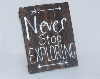 Never stop exploring | Etsy