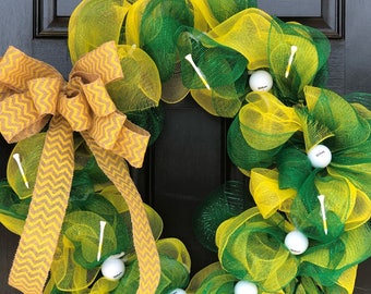 Golf wreath | Etsy