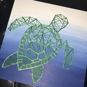 Turtle string art | Etsy