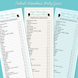 Purse scavenger hunt | Etsy