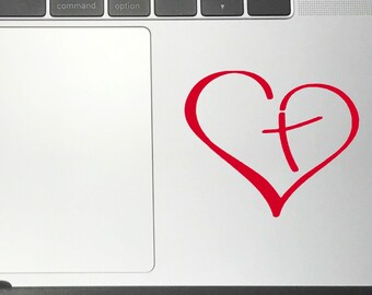 Cross car decal | Etsy