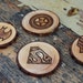 Superhero Coasters Marvel DC Comics Wood Burning Pyrography