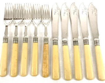 Bone handle cutlery | Etsy