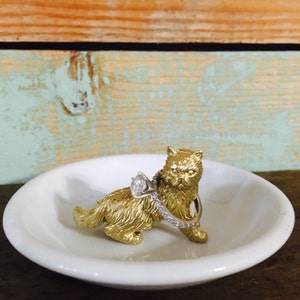 Cat wedding ring | Etsy