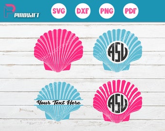 Shell monogram | Etsy