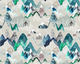 Mountain fabric | Etsy