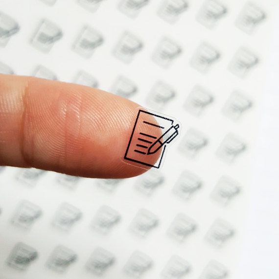 56 Pen Stickers Pen Planner Stickers Writing Stickers Day