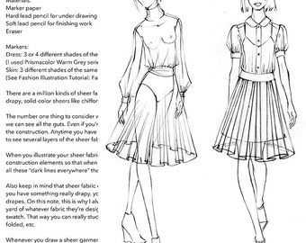 Female FASHION FIGURE TEMPLATES