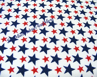 Red star fabric | Etsy