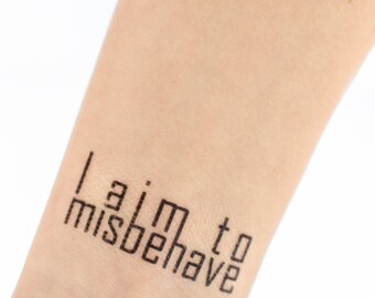 No More Running I Aim To Misbehave Quote Firefly Browncoat