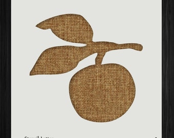 Apple stencil | Etsy