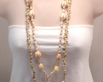 Sea shell necklace | Etsy