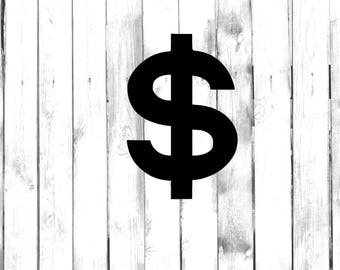 Dollar sign decals | Etsy