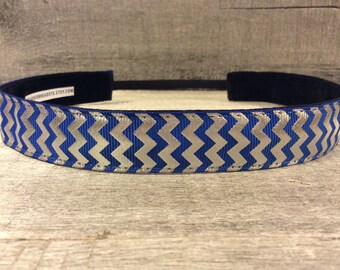 Royal blue headband | Etsy