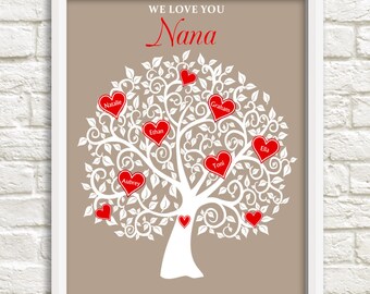 Custom family tree | Etsy