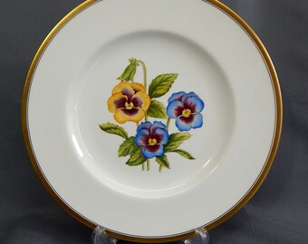 Pansy plate | Etsy