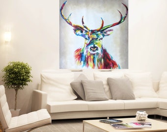 Elk art | Etsy