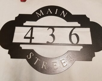Custom house numbers | Etsy